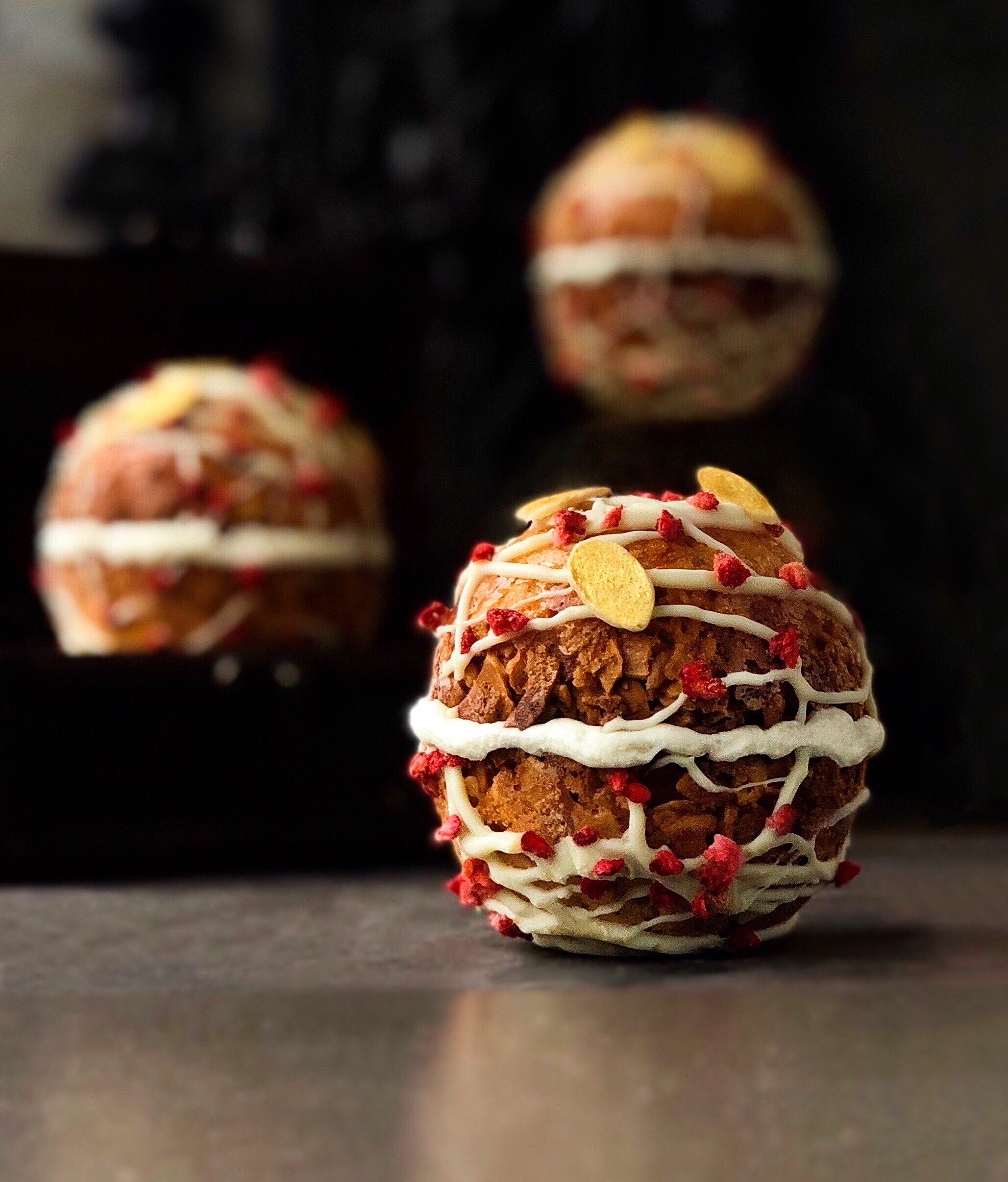 Florentine & White Chocolate Mousse Spheres Recipe – LilyGbakes